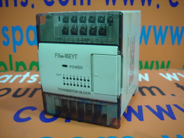 MITSUBISHI FX0N-16EYT 16 I/O TRANS OUT EXTENSION BLOCK - 裕益科技自動化設備可程式編碼器PLC分散式控制系統DCS